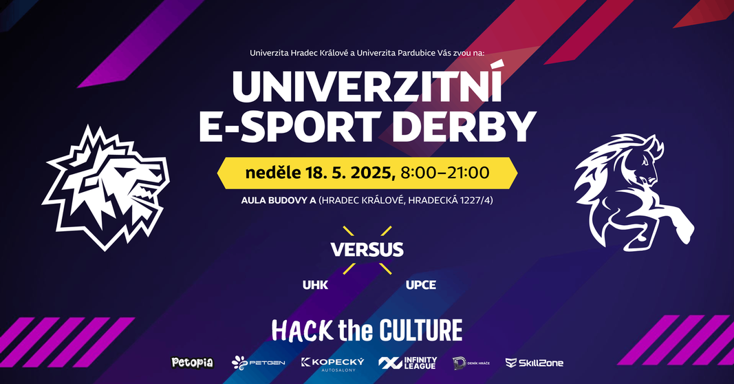 Esport derby UHK vs UPCE 2025 | Univerzita Pardubice
