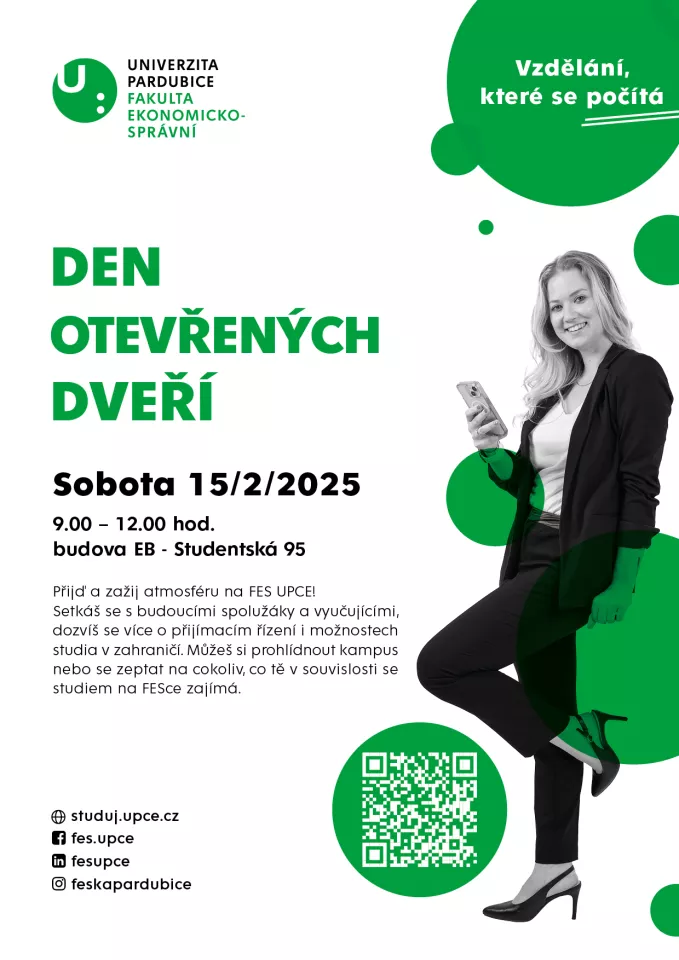 Den otevřených dveří FES UPCE 2025 | Univerzita Pardubice