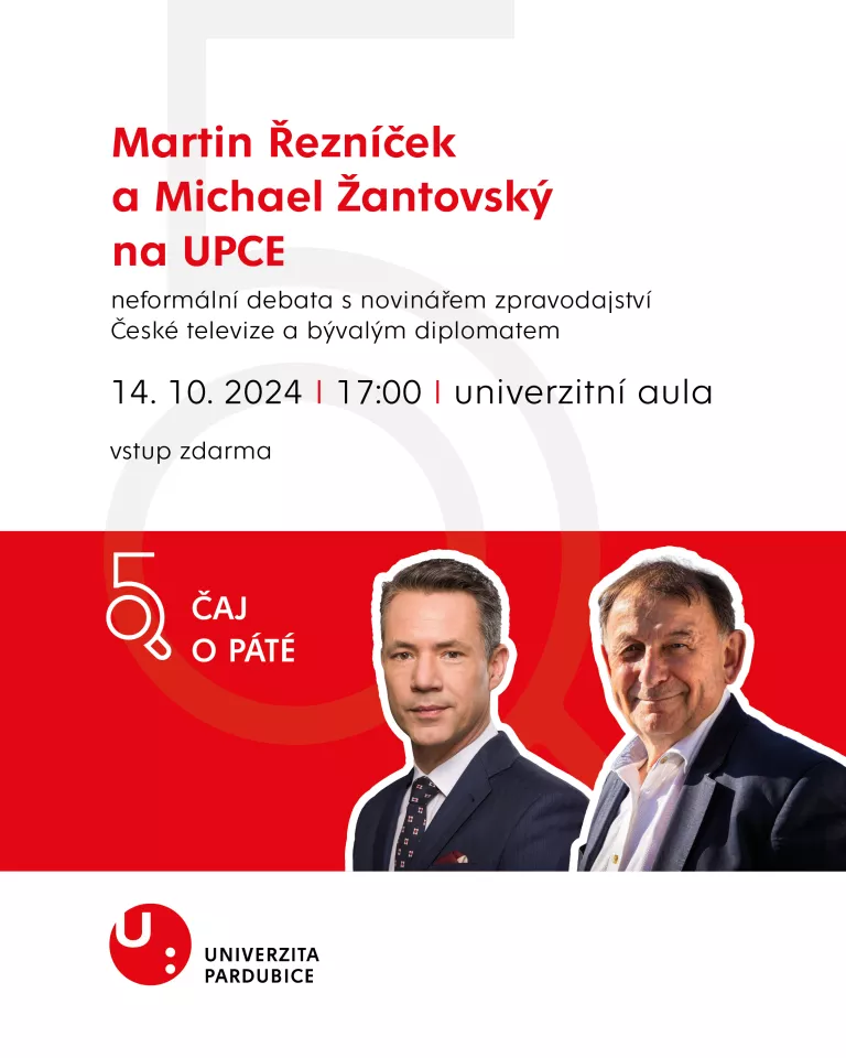 Martin Řezníček a Michael Žantovský na UPCE | Univerzita Pardubice